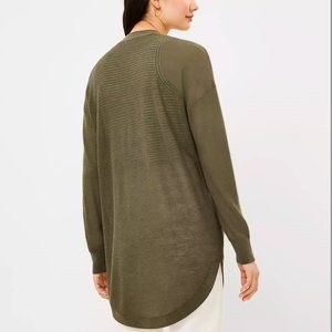 LOFT | Sweaters | Nwt Loft Shirttail Open Cardigan | Poshmark